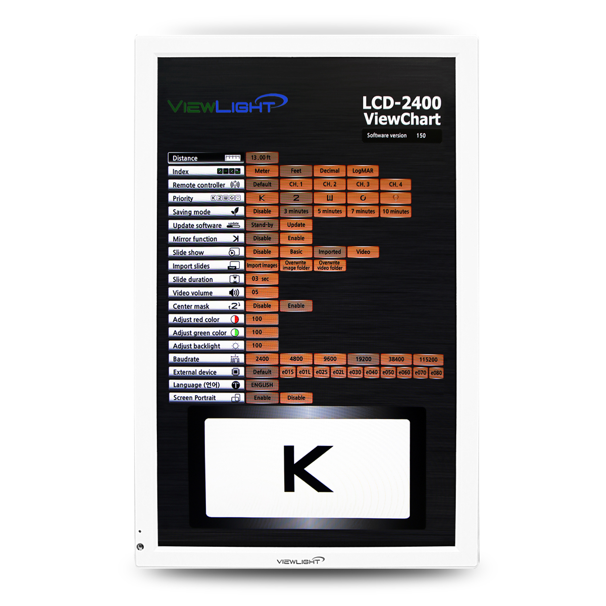 Chart Projector & Acuity Systems Viewlight USA - Ophthalmic Products